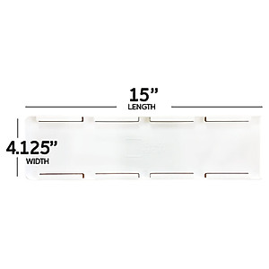 Storage Theory Yogurt Fridge Organizer - Holds up to 4 Wide-Mouth Vegan and Greek Yogurt Cups - Peel and Stick Slider Shelf for Small Refrigerator Spaces - 1 pc