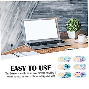SOLUSTRE Computer Camera Computer Camera 6pcs PC Privacy Blocker Shown Web Printed Cute Slide As Covers Cover Sliding Animals Phone Laptop Camera Webcam Computers Laptops Computers Laptops
