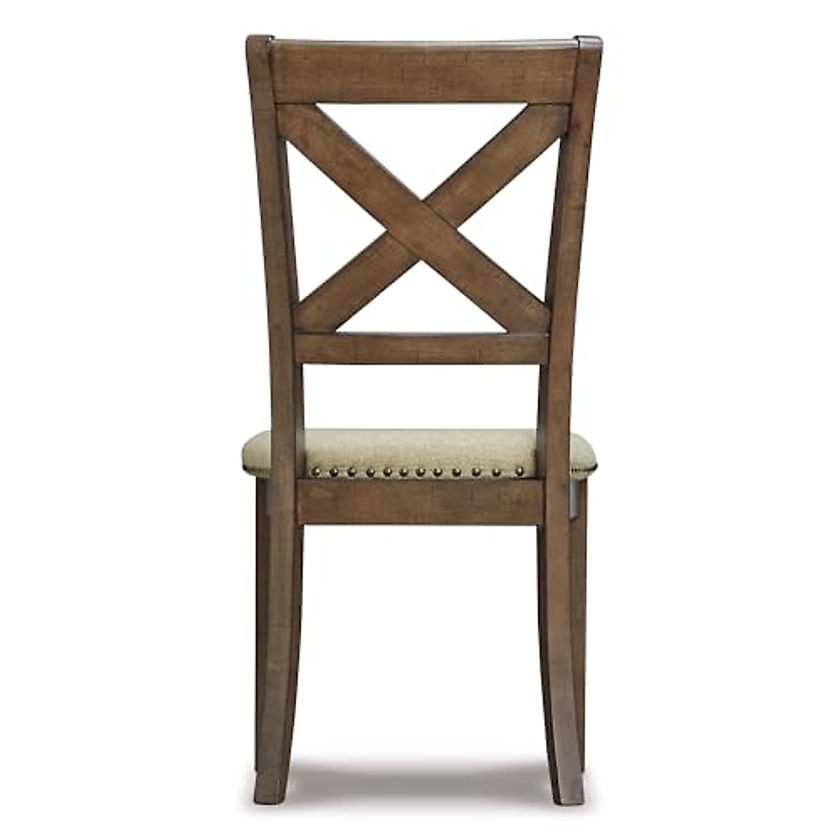 Signature Design by Ashley Moriville Modern Farmhouse 19" Upholstered Dining Room Chair, 2 Count, Brown