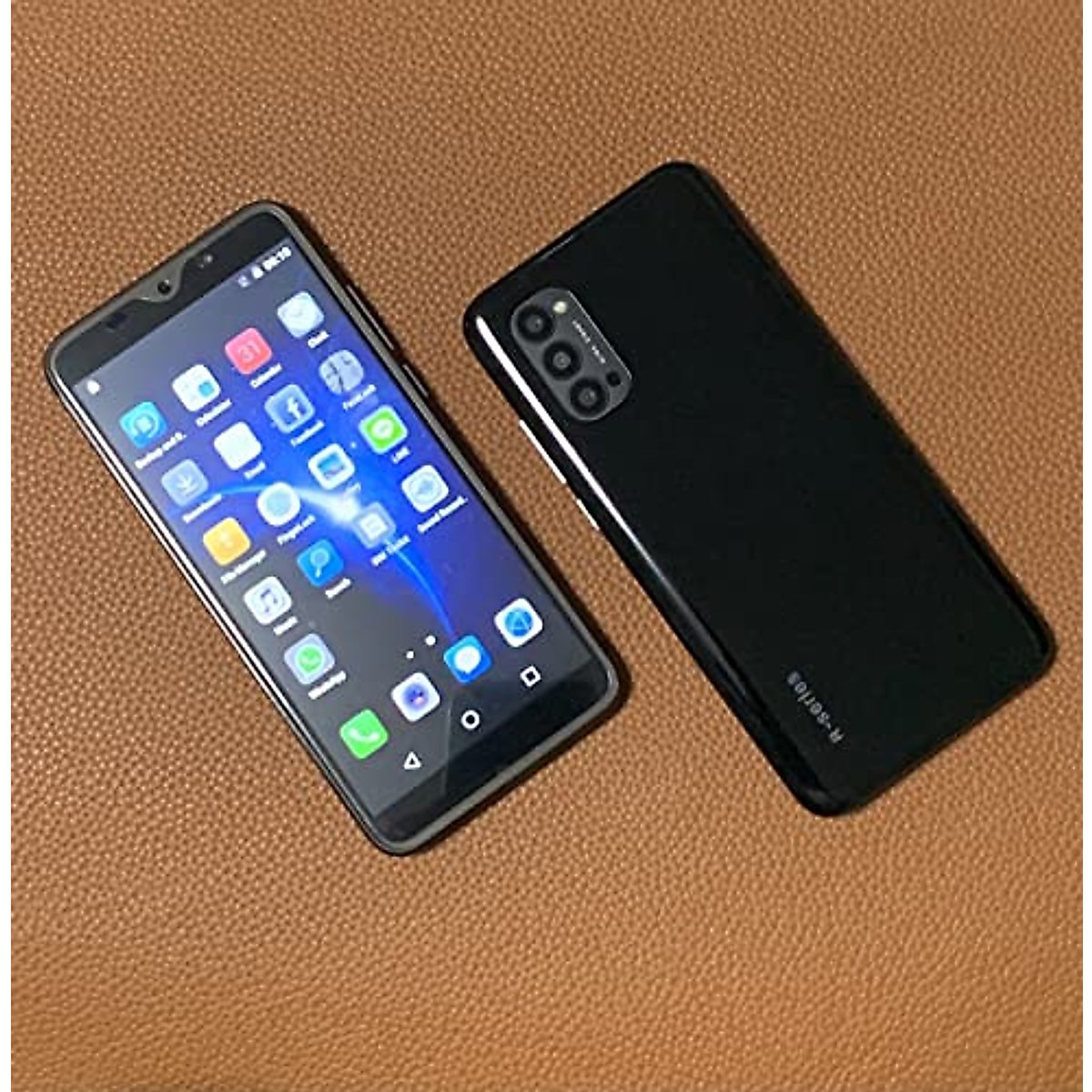 aderroo Unlocked Cell Phone ，Reno4pro Android Smartphone，Dual SIM Card，5.72-inch IPS Full-Screen，1GB RAM 8GB ROM，Supports The SIM Card Frequency Band of 3GWCDMA：850/2100MHZ(Black)