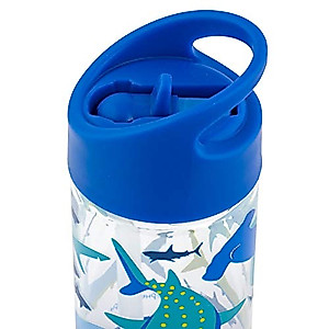 Stephen Joseph Flip Top Bottle, One Size (Pack of 1), SHARK