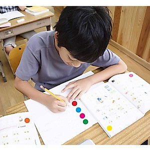 PARLAIM 1050 PCS Color Coding Labels Circle Dot Stickers,10 Color Style Colorful Coding Label Sticker for Office,Student Classroom