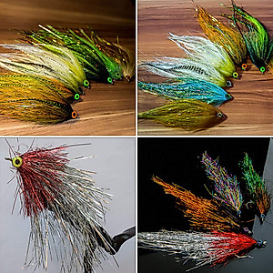 Fly Tying Materials 12 Colors Krystal Flash Ripple Flashabou Flies Fishing Lure Making Supplie