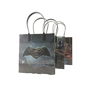 DC Comics Batman Vs. Superman 12 Pcs Goodie Bags Party Favor Bags Gift Bags Birthday Bags