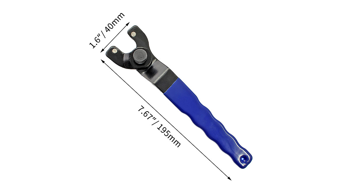 Cionyce Adjustable Pin Spanner Wrench for Grinders