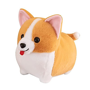 Hgplvxj Corgi Dog Stuffed Animal Plush Pillow(13.8inch)