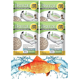 Kitti Variety Pack Bundle Including a 7.5" Triple Strength Catnip Toy and Tidy Cats Breeze Pellets (4) 3.5lb Bags.