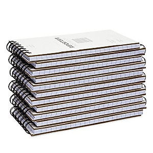 12 Pack Reporters Notebook, Spiral Note Pad for Journalist, Detective (70 Sheets/140 Pages Per Book, 4x8 In)
