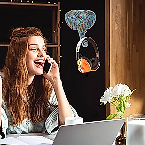 CAAHANJIA Ceramic Elephant Hooks,Adhesive Hooks,Wall Cabinet Door Towel Robe Clothes Hooks Self Adhesive Holders for Hanging Kitchen Bathroom Home Hooks 3 Pack (Active Glaze)