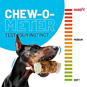 Sitka Farms Beef Cheek Rolls Chicken Breast Basted 5-6" - 4 Count - Extra Thick Dog Chew Bones No Hide - Long Lasting Dog Toy - Healthy Teeth and Gums for Small Medium and Large Dogs