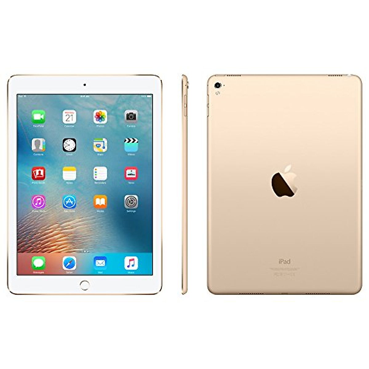 Apple iPad Pro (128GB, Wi-Fi, Gold) 12.9in Tablet (Renewed)