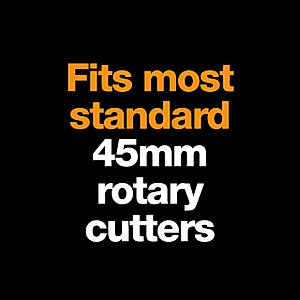 Fiskars Crafts 45mm Skip Rotary Blade, Premium-Silver