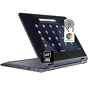 Lenovo Newest Flex 3 11.6" HD Touchscreen 2-in-1 Chromebook, MediaTek 8-Core MT8183 CPU(Up to 2.0GHz), 4GB RAM, 320GB Space(64GB eMMC+256GB Card), WiFi, Bluetooth, Webcam, USB-C, Chrome OS+JVQ MP