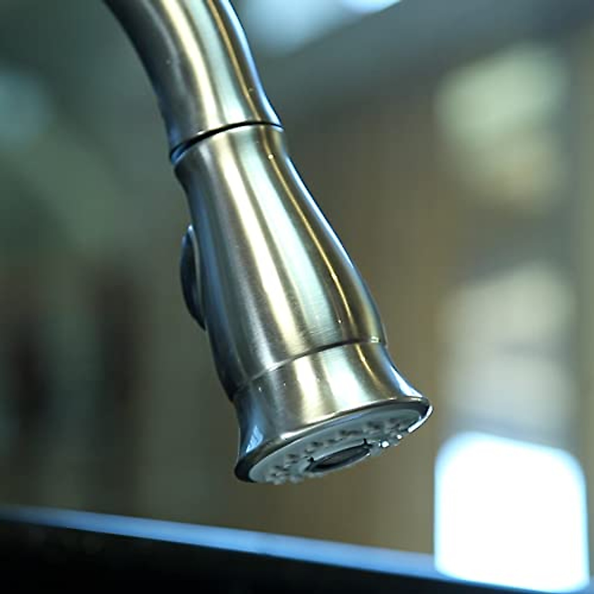 DANCO Smart Spray Kitchen Sink Faucet Pull Down Faucet Spray Head, Stainless Steel, 1-Pack (10724)