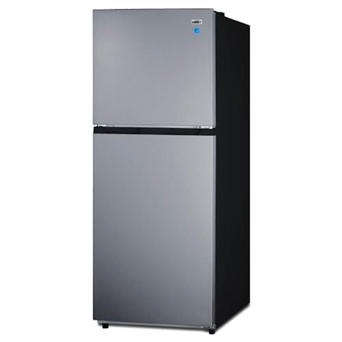 Summit Appliance FF1089PLIM 24" Wide Top Mount Refrigerator-Freezer with Icemaker, 10 cu.ft, Defrost Type, Stainless Steel Look, Frost-free Operation, ADA Compliant, Interior Light (Stainless Steel)
