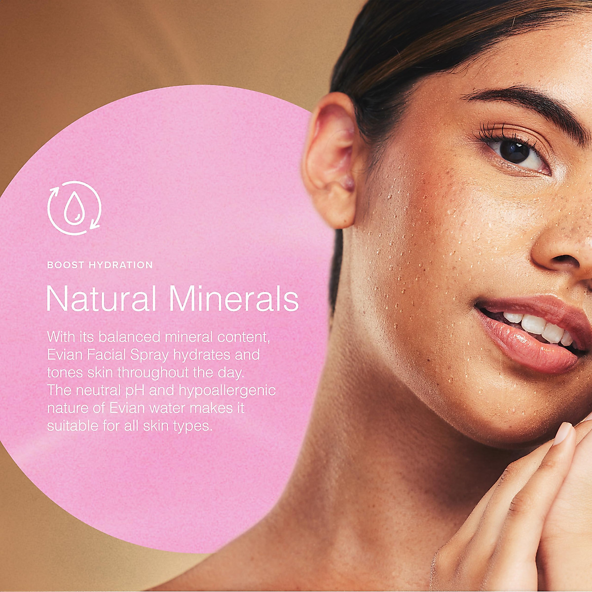 Evian Facial Spray, 1.7 oz. Travel 6-Pack