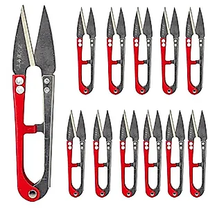UCEC Sewing Scissors Zhang xiaoquan® Scissors Cutter Mini Scissors Snips Trimming Nipper, 12 Pack Embroidery Scissors Curved Thread Scissors for Stitch, DIY Supplies