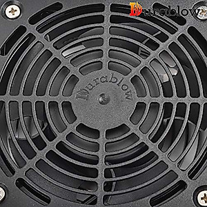 Durablow 220 CFM Air-Out Stainless Steel Crawl Space Vent Fan, Dual Fans, Foundation Vent, Radon Mitigation, for Crawl Space, Basement, with Freeze Protection Thermostat (Stainless steel silver, M2)