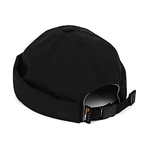 UNDERCONTROL Brimless Trawler Durable Cordura Leon Hat Outdoor Waterproof No Visor Docker Skull Cap Unisex (Black)