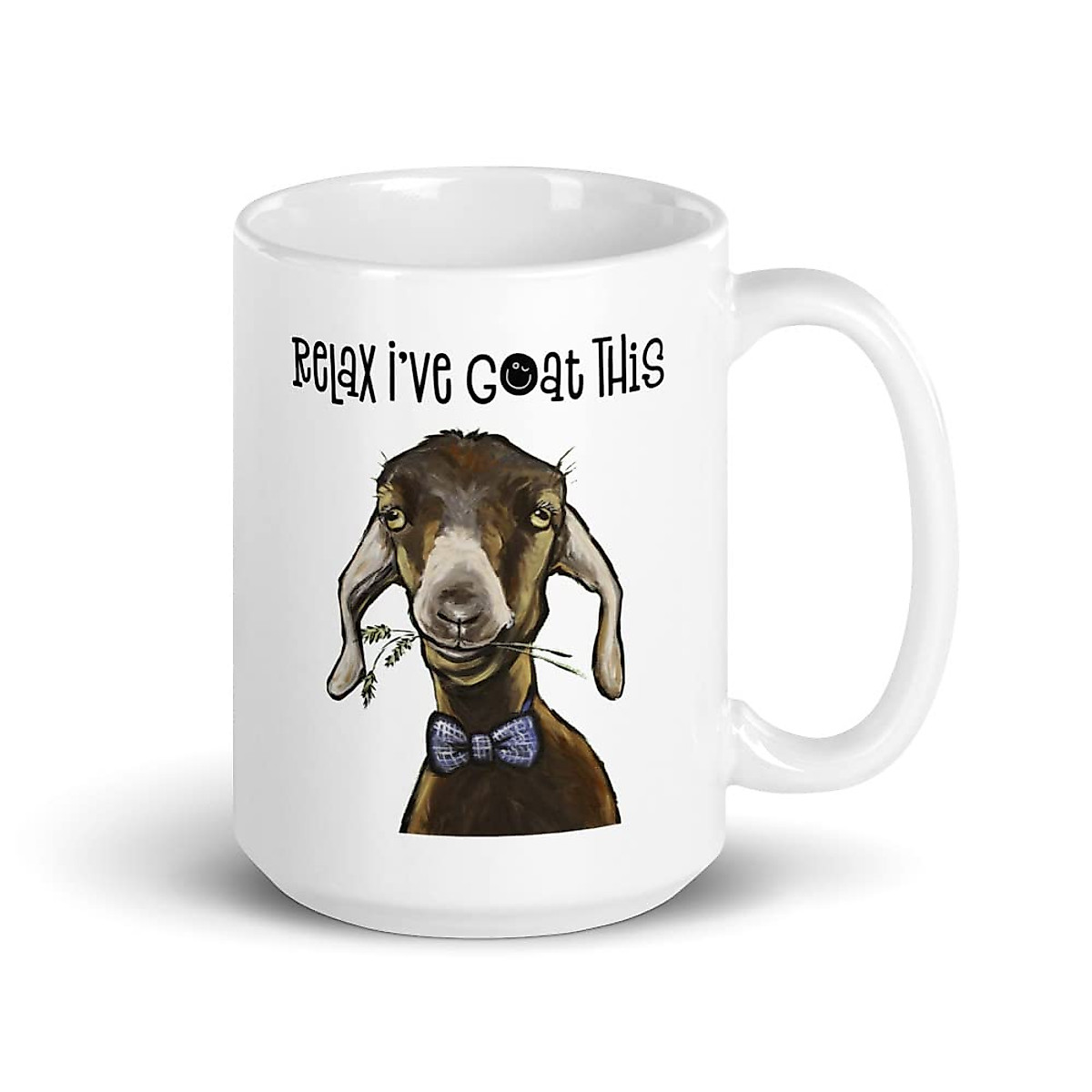 Goat Mug - Relax I've Goat This Mug - Gifts for Goat Lover - - Cute Goat Mug - Goat Lover - Coffee Mug - Handmade Mugs - 15 oz Mug - Mother's Day - Coffee Mug - Father’s Day - Hippie Hound Studios