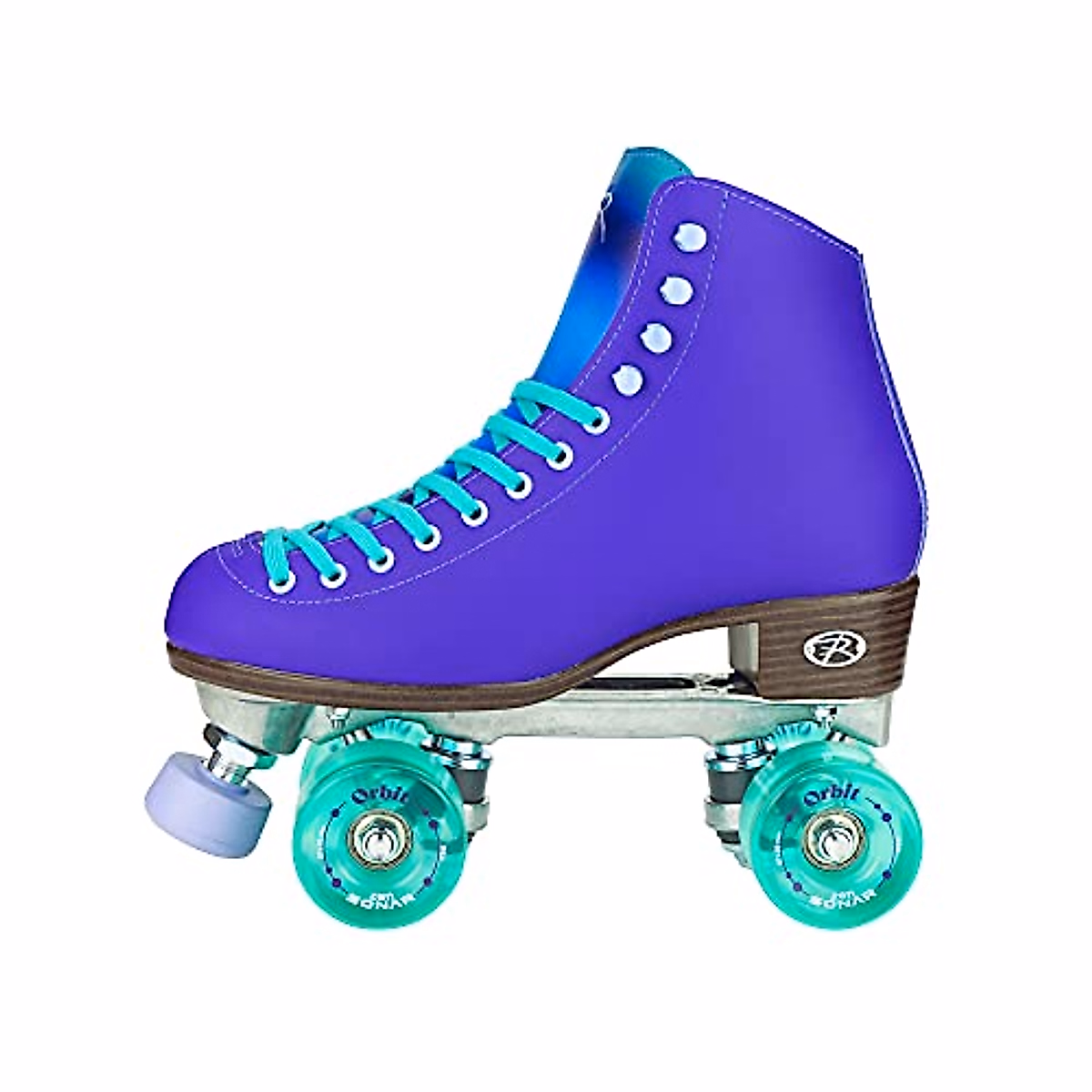 Riedell Orbit Roller Skate - Outdoor Womens Quad Roller Skate | Ultraviolet | Size 8