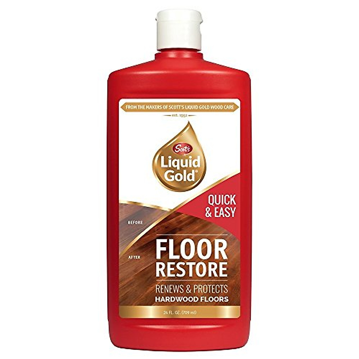 Scott's Liquid Gold Floor Restore- Renews & Protects Hardwood Floors - Pack of 2