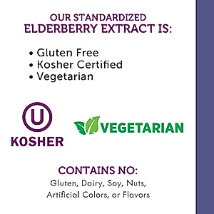Nature's Way Sambucus Elderberry Immune Syrup, Daily Immune Support*, Black Elderberry Extract, Vitamin C, Zinc, Echinacea, Propolis, 8 Fl Oz (Packaging May Vary)