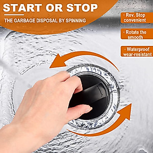 Garbage Disposal 75257 Magnetic Stopper, garbage disposal parts-turn your Cover control disposer on and off.
