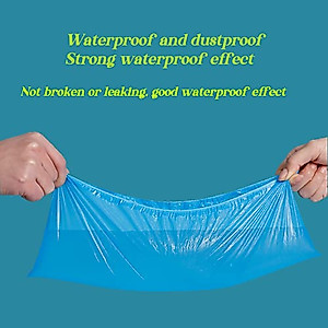 Shoe Covers Disposable Non Slip-300Pack (150 Pairs) TOOSOFt Booties for Shoes Covers- CPE Disposable Shoe Covers Water Resistant, Durable,One Size Fits Most Shoe Covers for Boots