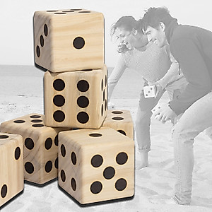 Franklin Sports Giant Wooden Dice