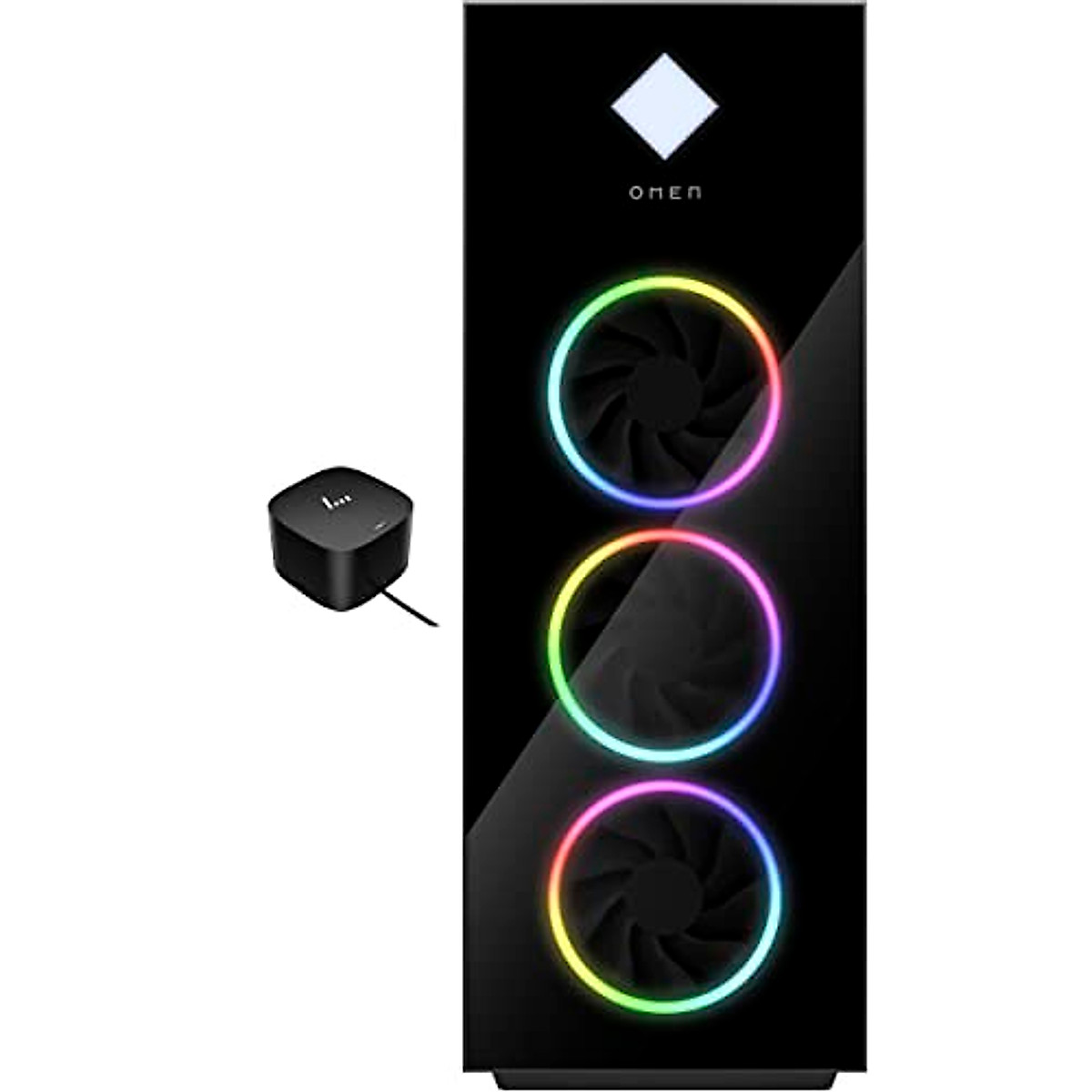 HP OMEN 45L Gaming & Entertainment Desktop PC (Intel i9-13900K 24-Core, 32GB DDR5 4400MHz RAM, 128GB PCIe SSD + 2TB HDD (3.5), GeForce RTX 4090, WiFi, Bluetooth, Win 11 Pro) with 120W G4 Dock