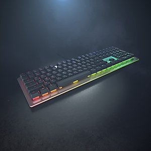 Cherry MV 3.0 Viola Wired Mechanical Gaming Keyboard. RGB Backlight with Cross Linear Viola Switches. from The Makers of The MX Switch. (Black)