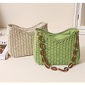 Straw Beach Bag Tote Bag Women Cute Hobo Bag Satchel Bag Crossbody Bags Straw Travel Bag Tote Handbag 2023
