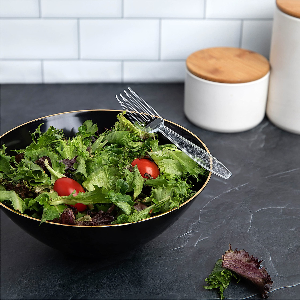 Crystalware, Heavy-Weight Plastic Fork, Durable and Disposable for Party supply or Home Use,…