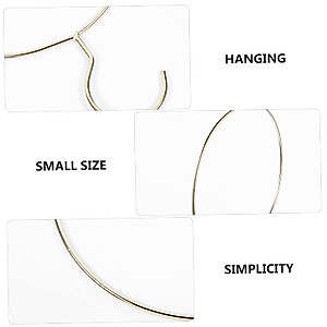 SWOOMEY Ring Tie Rack Metal Organizer Shelf Gold Towel Rack Scarf Hanger Modern Circle Towel Hanger Round Towel Rack Nonslip Steel Tie Rings Belt Shawl Scarf Hanger Round Hanger Wardrobe
