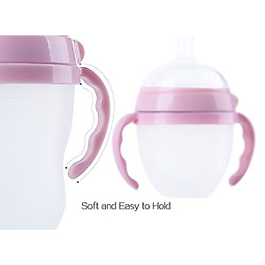 Compatible Bottle Handle for Comotomo, (Pack of 3, Pink)