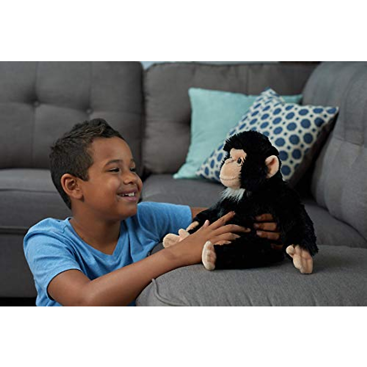 Wild Republic Chimp Stuffed Animal Plush Toy, Multi (16521), 12"