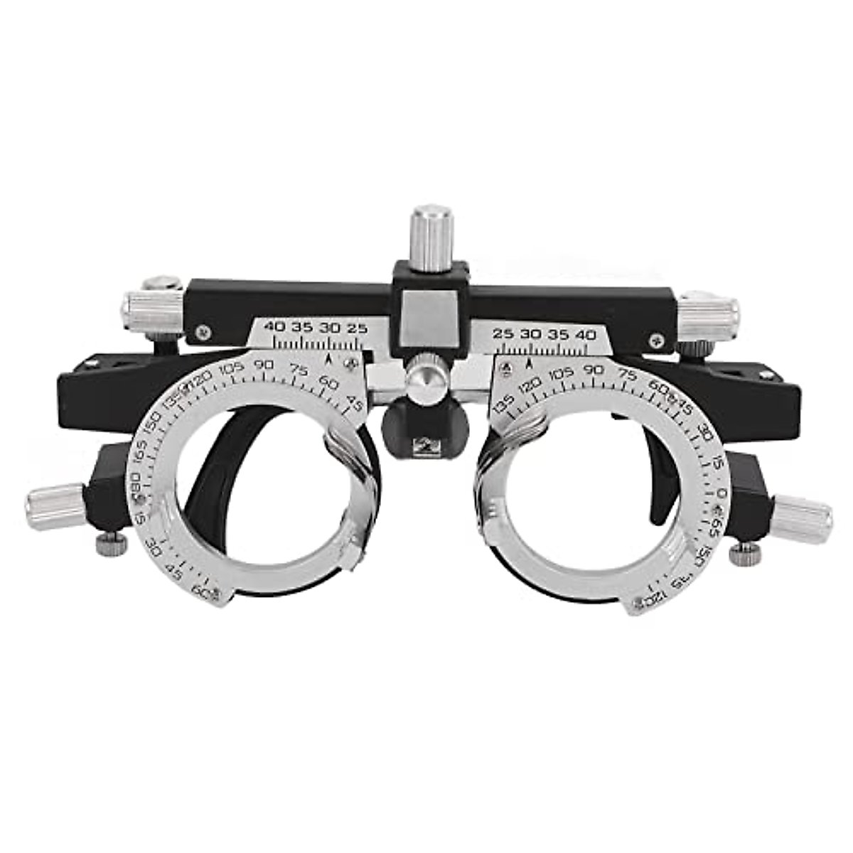 Tonsa Alloy Optometry Frame, Adjustable Trial Frame Optical Trial Lens Frame PD 48-80mm 360° Rotation Pure Titanium Optical Titanium Optic Trial Eye Optometry Lens Frame Test Optician