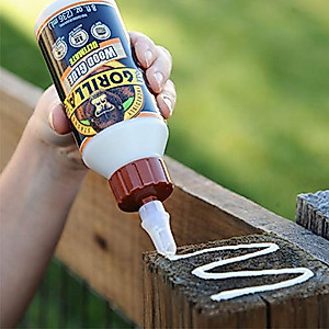 Gorilla Ultimate Waterproof Wood Glue; 8 Ounce; Natural Wood Color; (Pack of 2)