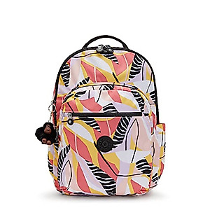 Kipling Women's Seoul 15 Laptop Backpack, Durable, Roomy with Padded Shoulder Straps, Nylon Bag