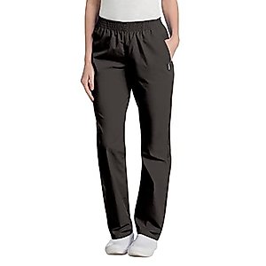 Landau Essentials Relaxed Fit 2-Pocket Elastic Scrub Pants for Women 8327