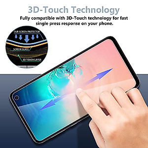 TOCOL [2+2 Pack for Samsung Galaxy S10e, Not for Galaxy S10-2 Pack Tempered Glass Screen Protector + 2 Pack Camera Lens Protector HD Clarity, Bubble-Free, Easy Installation Tray