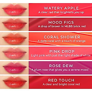 LOVB LOVB Water Drop Stain Tint 0.13 oz. | Liquid lip stain tint | Moisturizing lip tint | Lip makeup | Lightweight, Longwear | Hydrated Lips (04 PINK DROP)