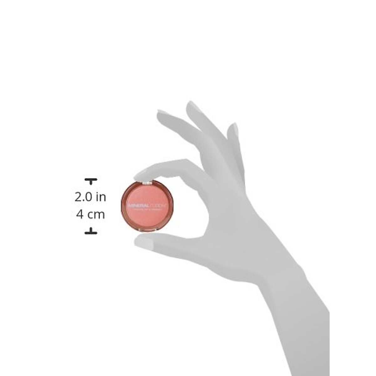 Mineral Fusion Makeup Blush, Long-Lasting Flush of Color, Natural & Smooth Hydrating Blend with Antioxidants, Vitamin C & E, Talc Free (Flashy) 0.10 oz