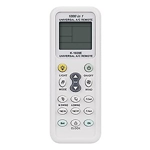 AULCMEET Universal AC Air Conditioner Remote Control Compatible with LG Panasonic Samsung Fujitsu Sharp Gree Guangda Guqiao Haier Helton Hemilton Hicon Hisense Hitachi Air Conditioner