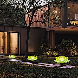 QZHP Solar Lights Outdoor, Garden Decor, Cracked Globe Glass, Waterproof Metal Solar Garden Light for Pathway, Patio, Lawn, Yard, Ground