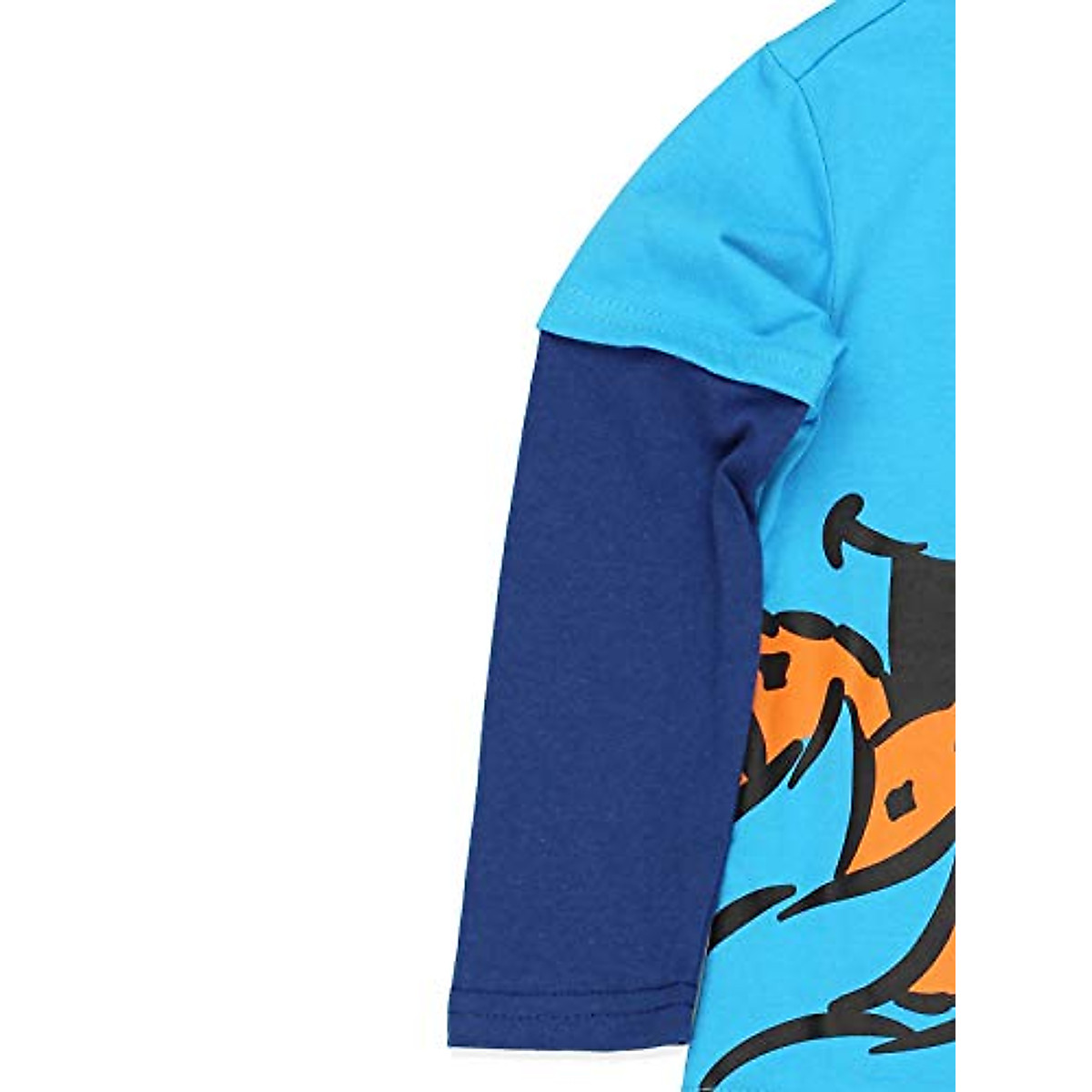 Sesame Street Elmo and Cookie Monster Boys Shirt for Infant and Toddlers Light Blue