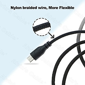 Alvin's Cables Micro USB to D Tap AlvinTap Protective DTap Motor Power Cable for Tilta Nucleus Nano