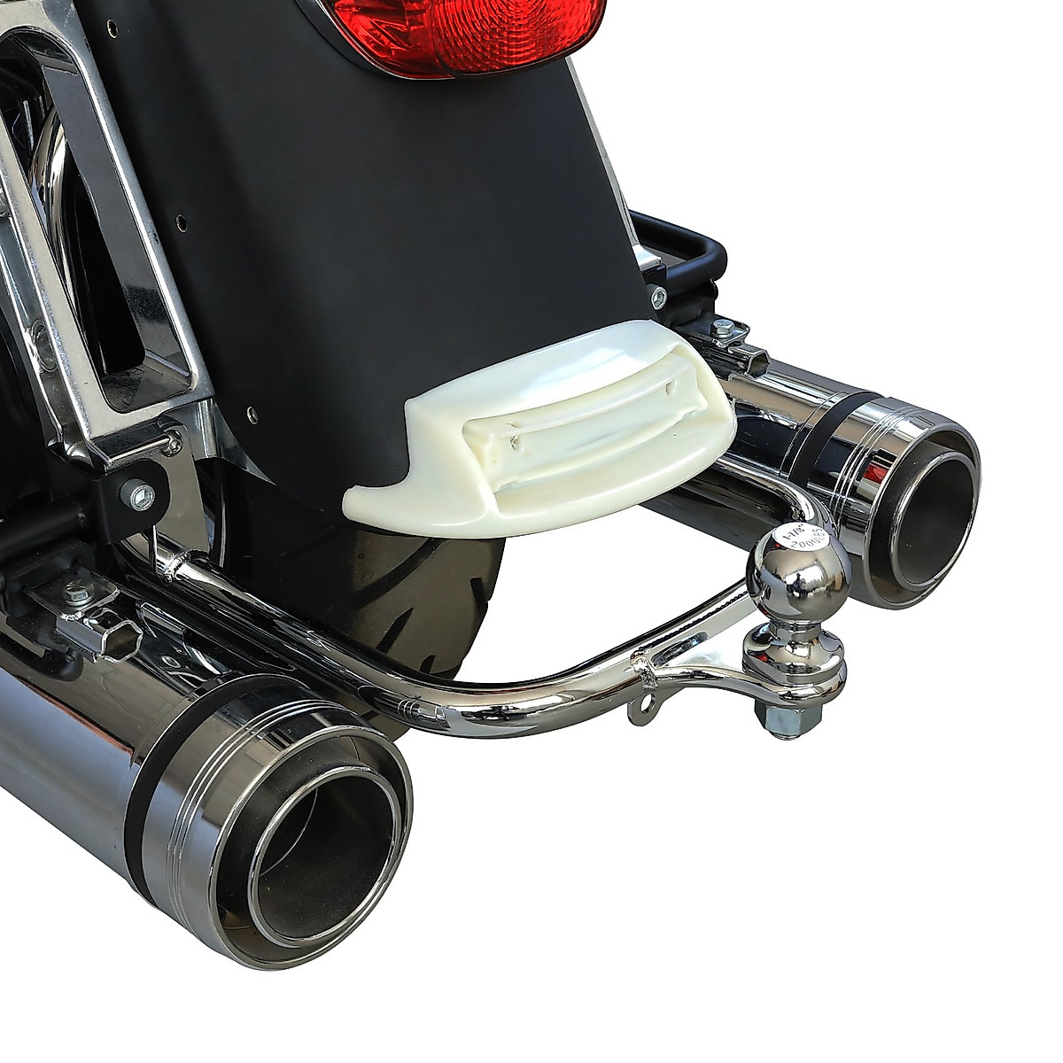 TCT-MOTORPARTS Chrome Trailer Hitch Tow Receiver Fit for Harley Road King Electra Glide 2009-2013; Street Glide Special FLHXS 2009-2023; Ultra Limited FLHTK 2010–2013