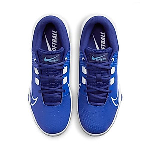 Nike Women's Hyperdiamond 4 Pro Molded Softball Cleats Royal | White Size 6.5 Medium